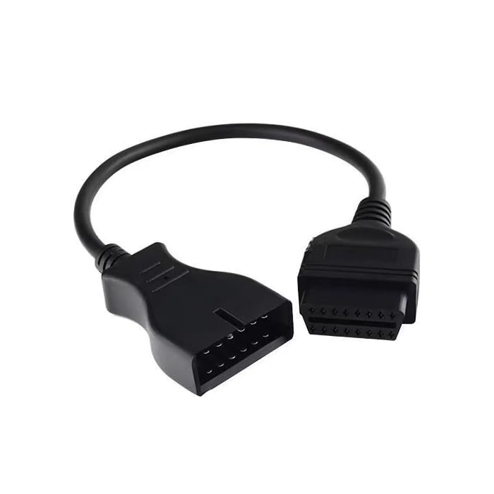 Buy JahyShow Car Diagnostic Extension Cable 12 Pin to 16 Pin OBD1 OBD2 ...