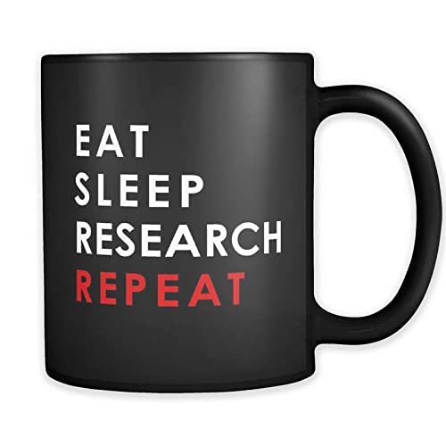 Buy GLOW Eat Sleep Research Repeat Mug, Researcher Mug, Researcher Gift ...