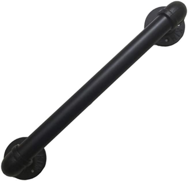 AJH Bathroom grab bars Black Stair Handrail, Multifunction Metal ...