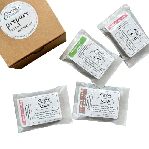 Amazon.com: Mini Guest Soaps Gift Box, Travel Soap Bars, Bed and ...
