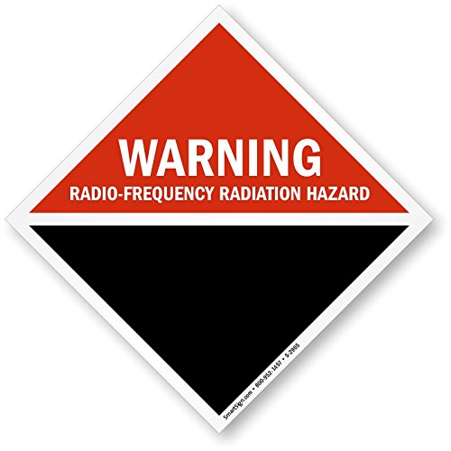 Warning: Radio-Frequency Radiation Hazard, Heavy Duty Aluminum Sign, 80 ...