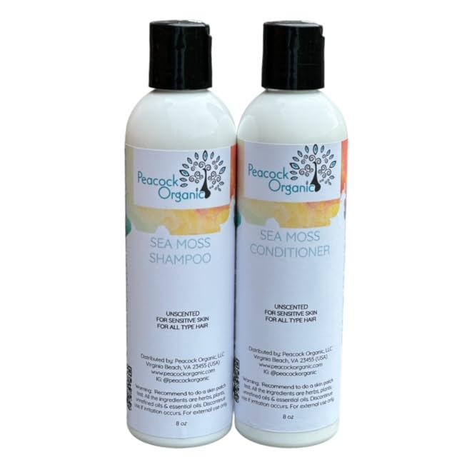 Amazon.com: Sea Moss Shampoo & Conditioner Set - Hydrating and Scalp ...