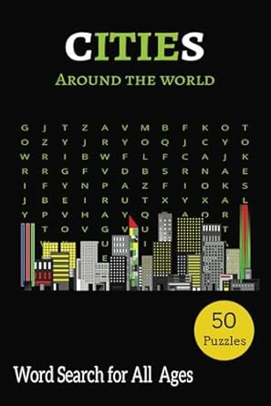 World Cities Word Search Puzzle Book: Word Searches with Easy to Read ...