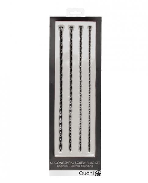 Amazon.com: Shots Ouch Beginner Urethral Sounding Silicone Spiral Screw ...