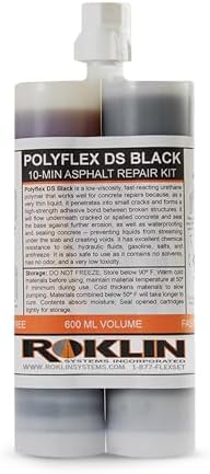Roklin Systems, Inc. - PolyFlex DS Concrete Crack Filler, Quick-Drying ...