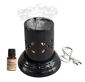 Pure Source India Ceramic Mini Round Electric Aroma Diffuser/Burner ...