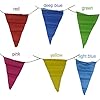 150Pcs Pennant Banner Flags,Simuer 262 Ft Triangle Flag Banner String ...