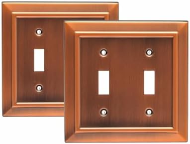 Dyekou Metal Wall Plate for Electrical Outlets, Decorative Antique ...