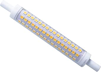 Lampe LED R7S 118 mm, 8 W = 64 W 800 lumens, angle 360 °, diamètre fin ...