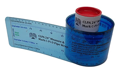 Snapklik.com : 24 Diameter Measure & Mark C-Pi-D Pipe Wrap Around - A ...