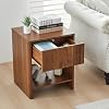 Amazon.com: affeivul Mid Century Modern Night Stand with Drawer ...