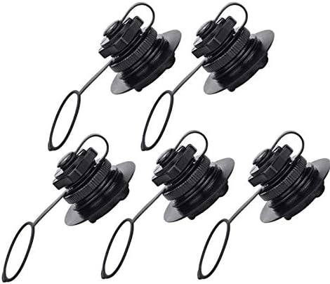 Fhdpeebu 5 Pcs Air Valve Inflatable Boat Spiral Air Plugs Inflation ...