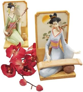 Amazon.com: Japanese Geisha Musical Court Sculpture : Home & Kitchen