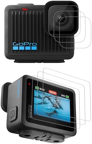 Amazon.com: CYNOVA 6pcs Go Pro Hero 4K Screen Protector, Ultra Clear 9H ...