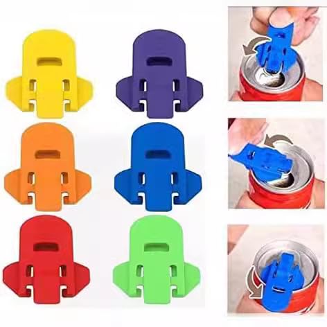 Buy HASTHIP® 6 Pack Manual Easy Can Opener, Multipurpose Manual Can ...