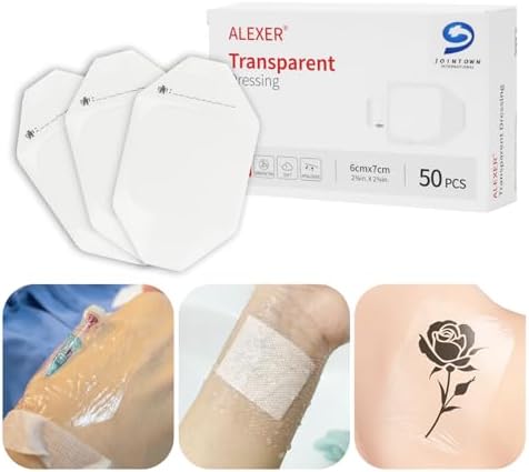 Amazon.com: Jointown Transparent Film Dressing, Waterproof Adhesive ...