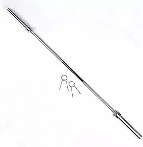 Chase Fitness 7FT Olympic Barbell 20KG with Spring Collars for ...