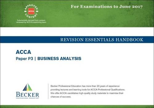 Buy ACCA Approved - P3 Business Analysis: Revision Essentials Handbook ...