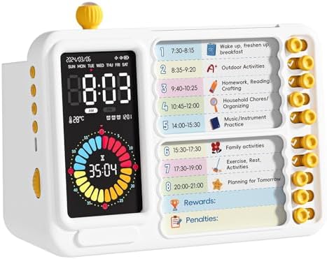 Amazon.com: Electronic Visual Timer with Planning Board Pen Holder for ...