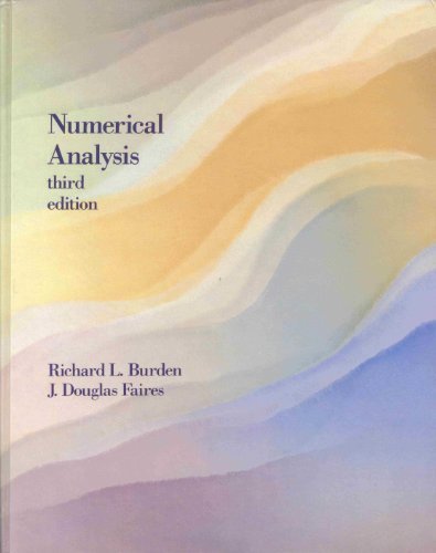 Numerical analysis by Burden, Richard L