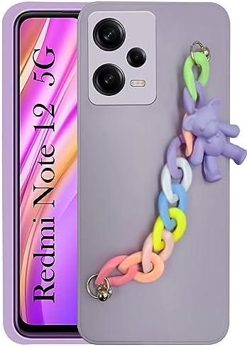 Jkobi Back Cover for Redmi Note 12 5G Girls Case with Bracelet (Wrist ...