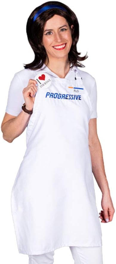 Amazon.com: Progressive Flo Costume Set Standard White : Clothing ...