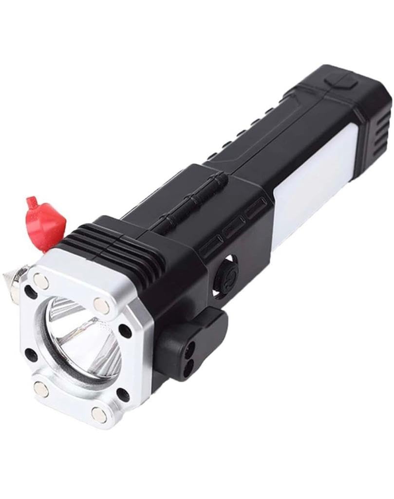 Emergency Torch Light with Power Bank, Cutter and Hammer 3W ...