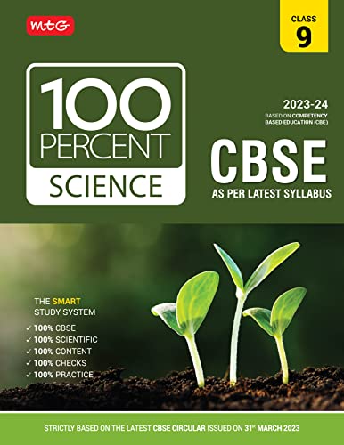 MTG 100 Percent Science Text Book Class 9 with CBSE Chapterwise ...