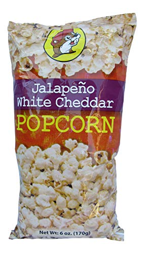 Buy Buc-ee's Gourmet Jalapeno White Cheddar Popcorn, One 6 Ounce Bag ...