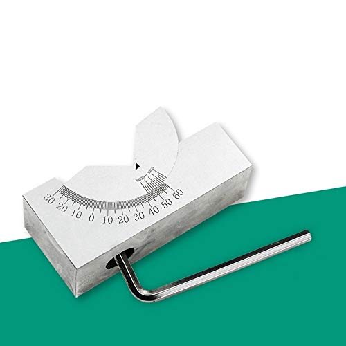 Adjustable Micro Angle Gauge High Precision Angle V Block 0-60° for ...