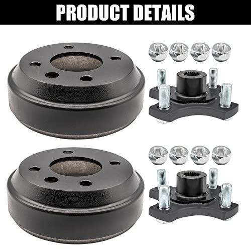 Snapklik.com : CLUBRALLY Heavy Duty Split Brake Drum/Hub 19186-G1 615604