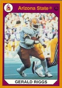 Amazon.com: Gerald Riggs Football Card (Arizona State) 1990 Collegiate ...