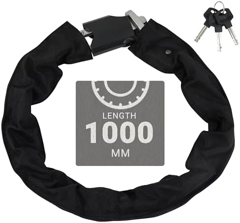Amazon.com: Himiway Bike Chain Lock with Protective Fabric, Heavy Duty ...