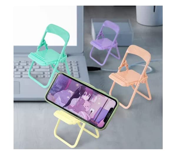 Mini Chair Mobile Stand Cute Chair Shape Mobile Holder Mobile Stand for ...