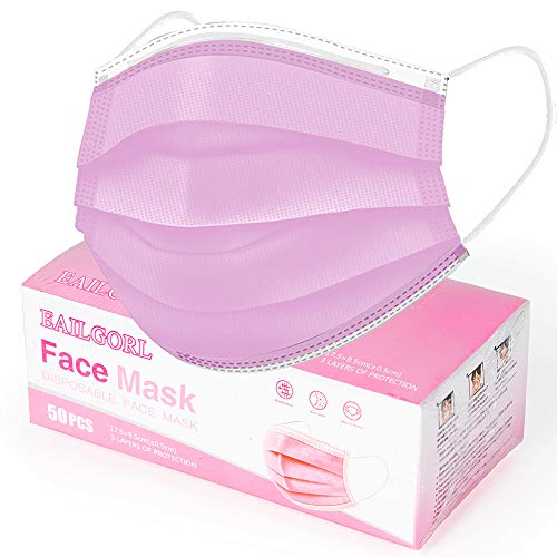(50% OFF) Pink Disposable Face Masks 50 Pack $7.00 - Coupon Code ...