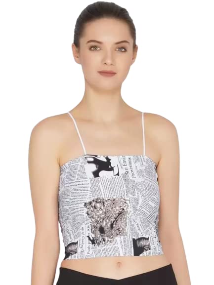Buy Alpana Fashion Newspaper Bra White at Amazon.in