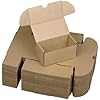 Amazon.com: HESESOH 4.6x2.2x2.2 Inches Shipping Boxes Set of 50, Brown ...