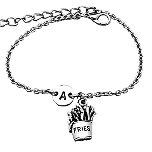 Amazon.com: French fries charm bracelet, french fries charm, adjustable ...