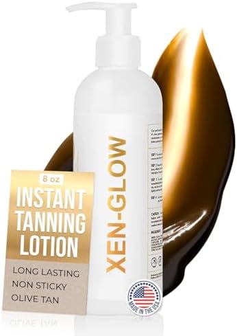 Amazon.com: Dark Self Tanning Lotion for Face & Body - Hydrating ...
