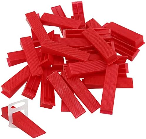 FUNSUEI 600 PCS Tile Leveling Wedges, Reusable Wedges, DIY Leveling ...