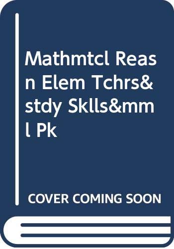 Mathmtcl Reasn Elem Tchrs&stdy Sklls&mml Pk : Pearson: Amazon.in: Books