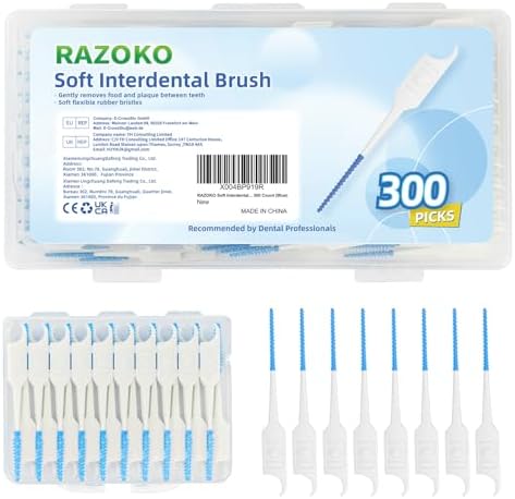 Amazon.com: GXXMEI 400PCS Dual-Use Interdental Brushes Soft Silicone ...