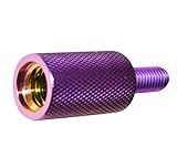 ・ブランド:Titanium System・製造元:チタンシステム・64チタン 玉枠螺子　ネジヤマ変換　メスW1/2 ⇒オスM8　　・日本規格玉枠オス螺子W1/2→中国抄网杆規格Ｍ８に変換・64チタンなので、頑強・ウルトラライト・錆びないの...