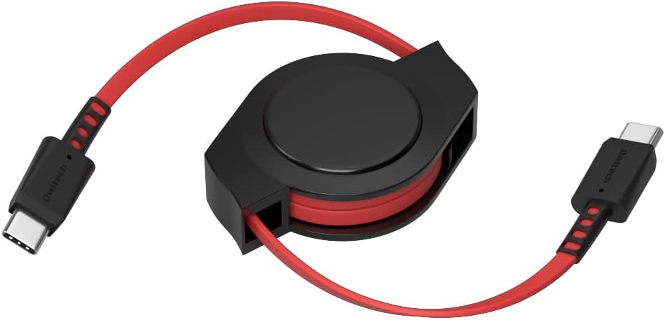 Amazon.co.jp: オウルテック 両引きタイプ 巻取り式 USB Type-C to Type-Cケーブル 1.2m PD60W 急速充電 データ転送 480Mbps USB2.0 ...