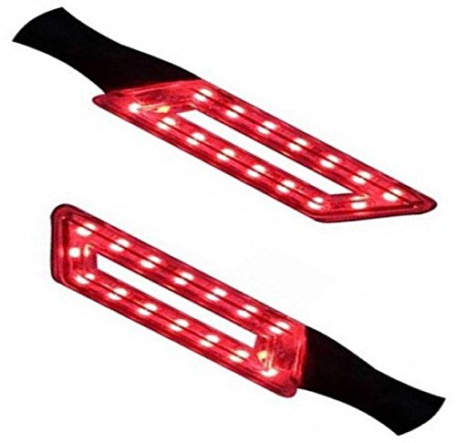 AUTOSiTY Knife Shape Red Front, Rear LED Indicator Light/Turn Signal ...