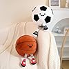 Amazon.com: Soccer Ball Pillow,Football Pillows,Cute Sports Pillows ...