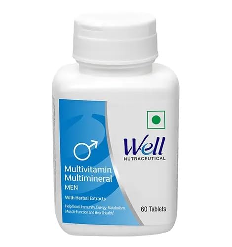 Well Multivitamin Multimineral Men- 60 Tablets : Amazon.in: Health ...