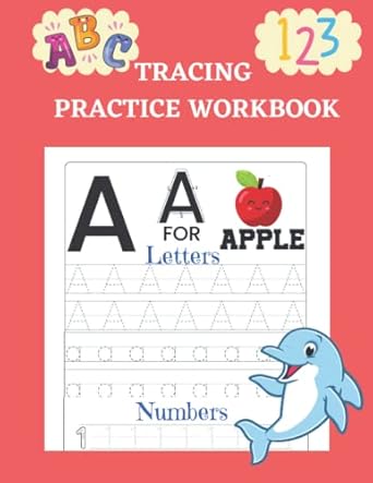 Learn Alphabet From A-Z and Numbers by Tracing: A Cute Practice ...