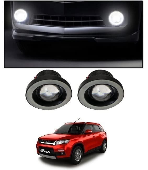 Trigcars M A R U T I Vitara Brezza 2022 Car High Power LED Fog Light ...
