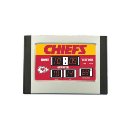 Kansas City Chiefs Scoreboard Desk Clock : Amazon.in: Home & Kitchen